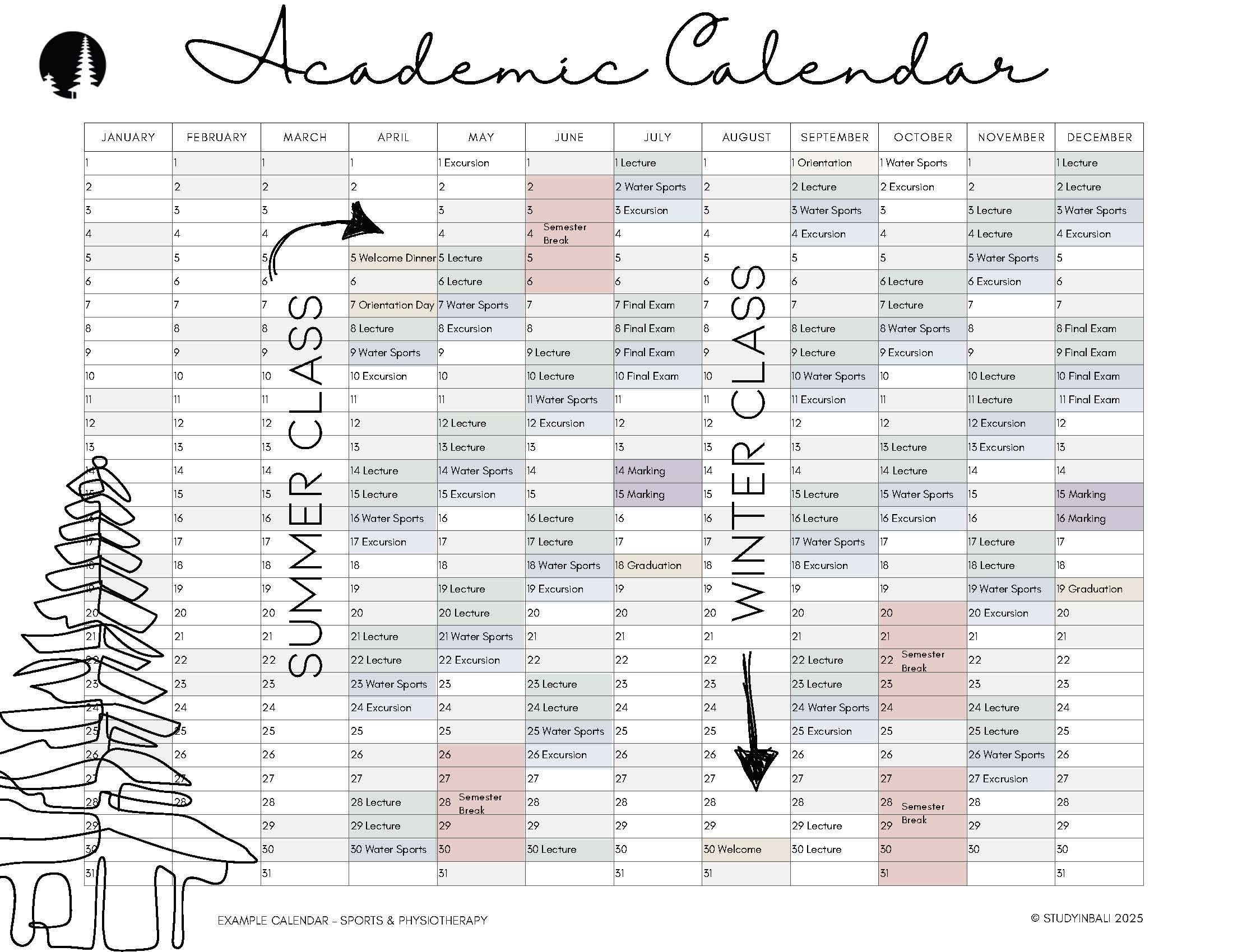 Sports & Physiotherapy – Summer Class 2026 - StudyInBali